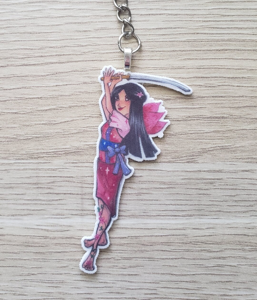 Mulan Disney Winx Club Fairy Faux Acrylic Keychain Disney Winx Fairy ...