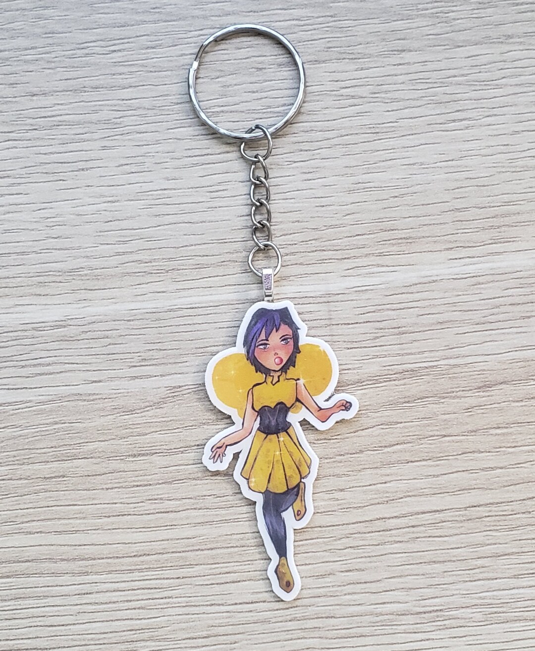 Gogo/big Hero 6 Disney Winx Club Fairy Faux Acrylic Keychain Disney ...