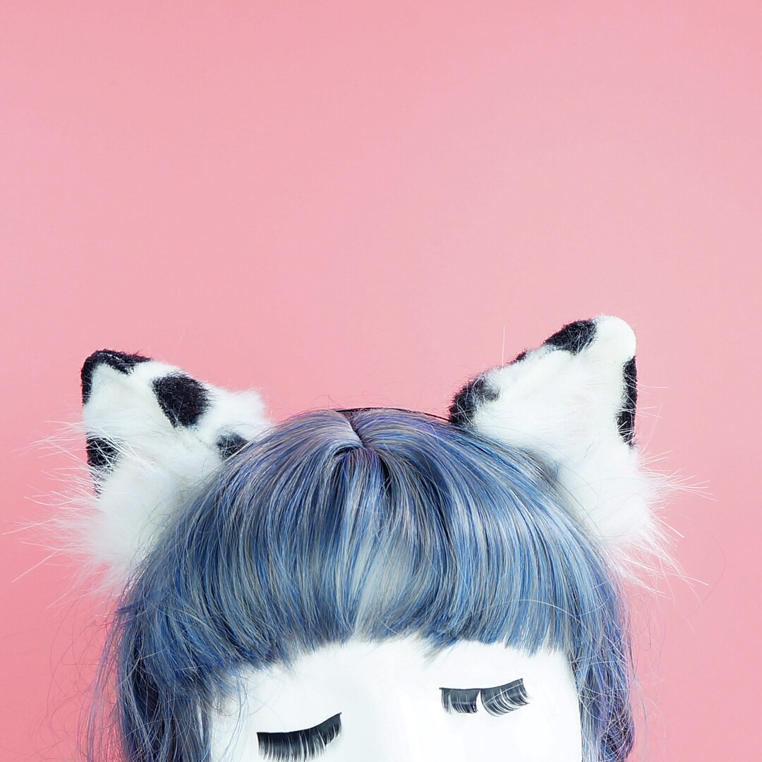 Kawaii Neko Ears,milk Cat Ears Headband,milk Neko Ear Headband,cute ...