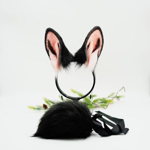 Realistic Bunny Ears, Faux Fur Ears, Rabbit Ears, Fluffy Ears, Bunny ...