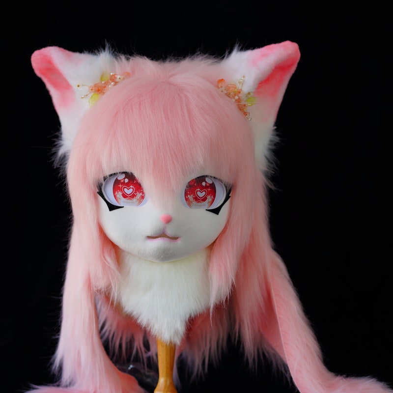 Furry Kimono Mask - Etsy