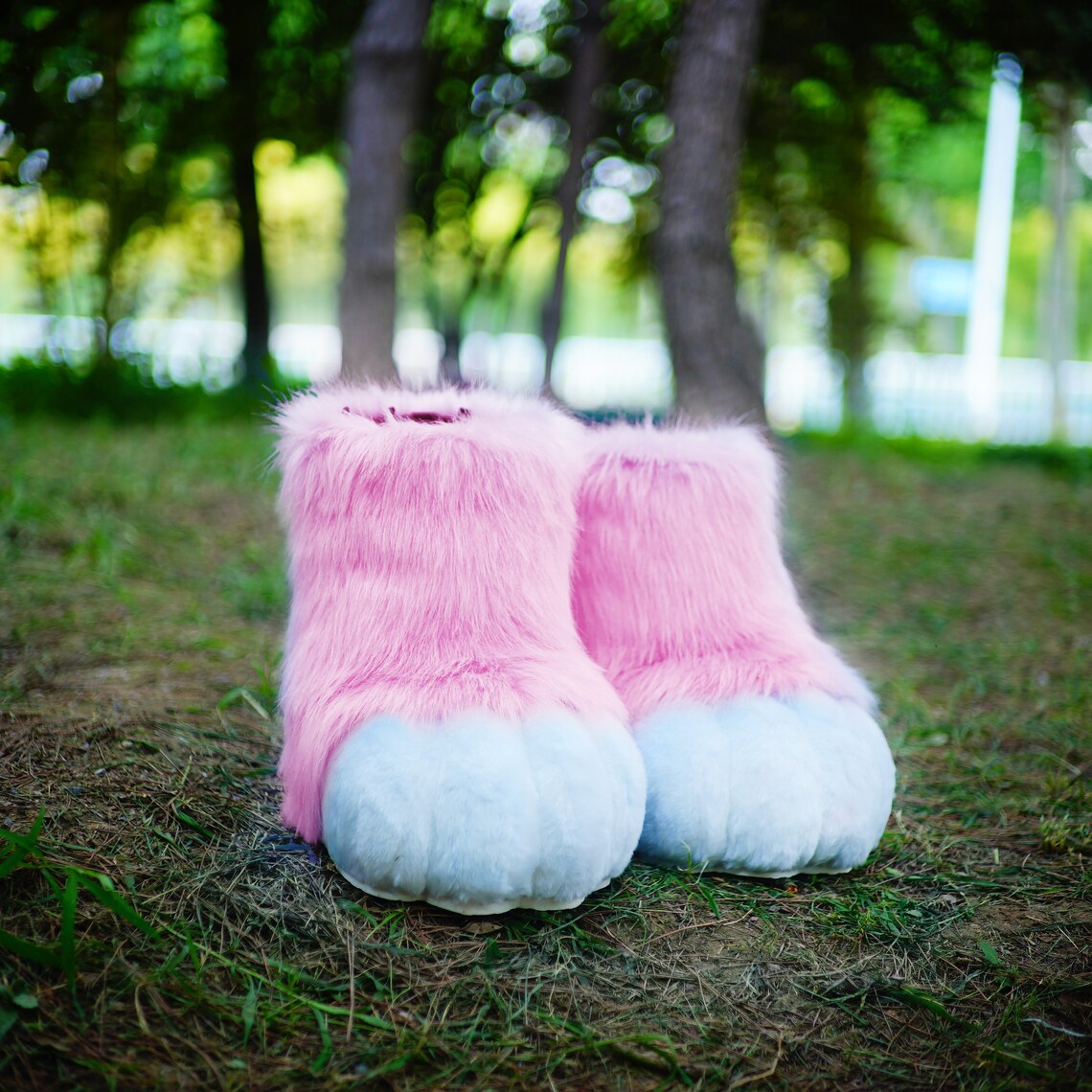 Fursuit Feet Paws, Toony Foot Paw, Kemono Foot Paw, Light Pink Cat Paws ...