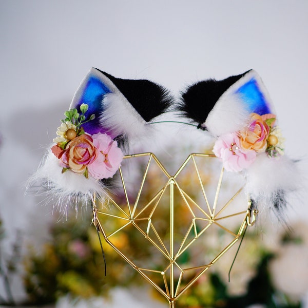 Floral Cat Ears - Etsy