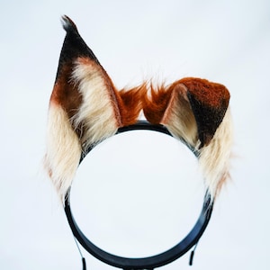 Fluffy Fox Ears, Nick's Ears, Faux Fur Ears, Neko Ears, Ears Headband ...