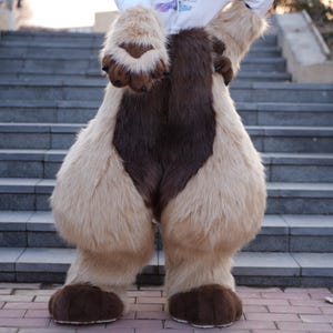 Full Fursuit Pants | Legs With Tail, Hand Feet Paws | Animal-themed ...