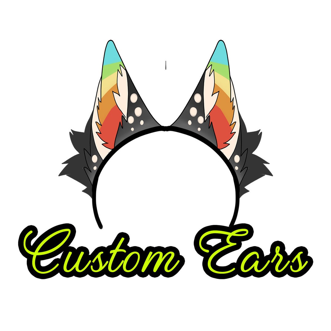 Customized Ears Headband, Realistic Ears Clips Commission, OC Ears ...