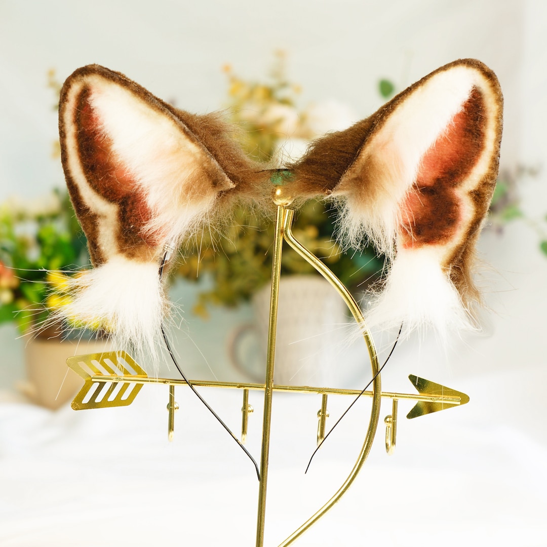 Realistic Husky Ears , Brown Husky, Husky Ears,husky Ears Headband ...