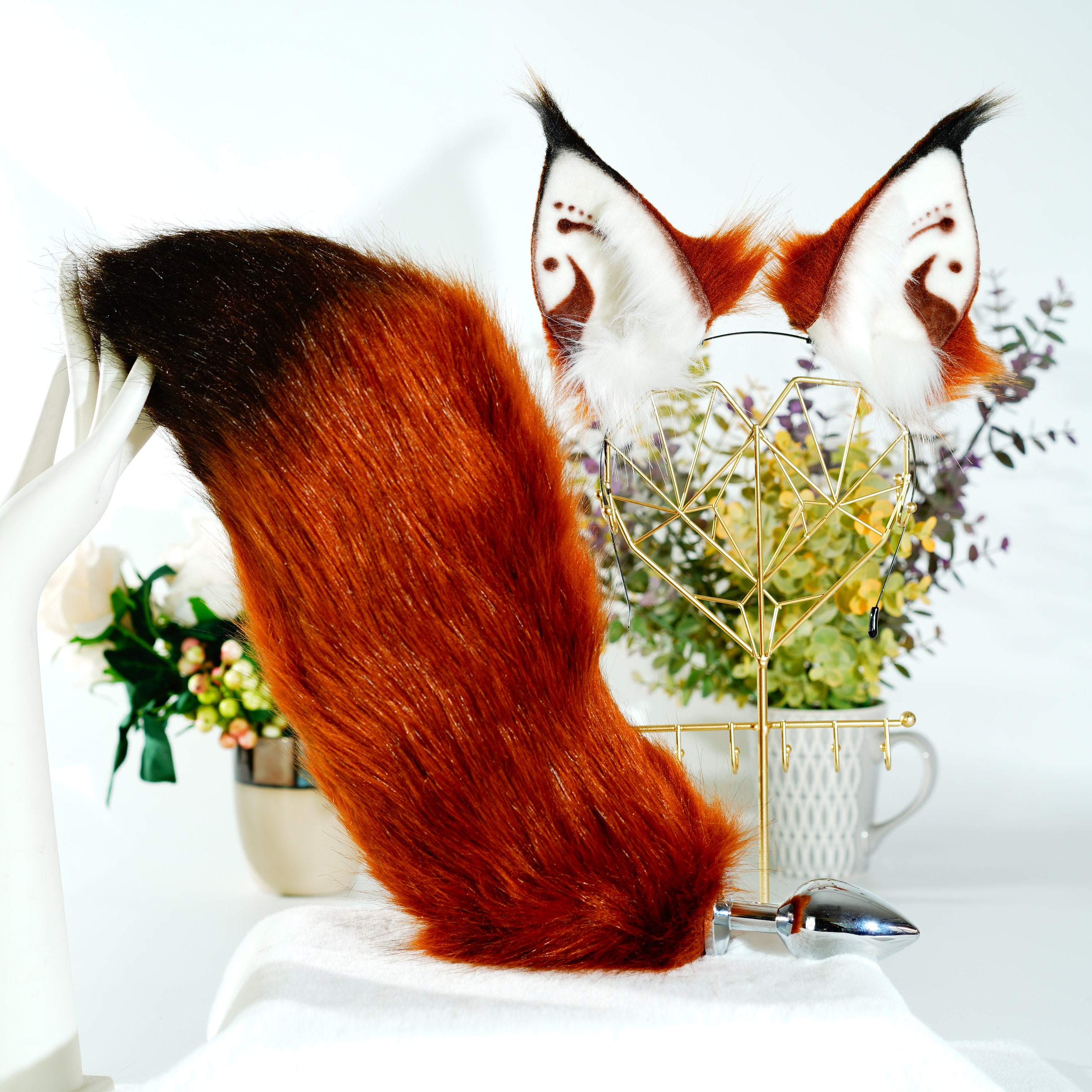 Realistic Fox Ear Anime Cosplay Petplay Cosplay Ear Wolf - Etsy
