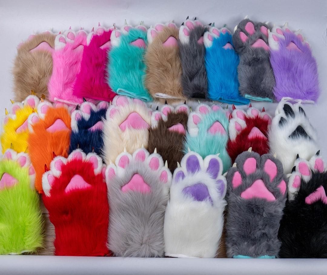 Mystery Box Fursuit Paws, A Variety of Hand-made Furry Paws in Random ...