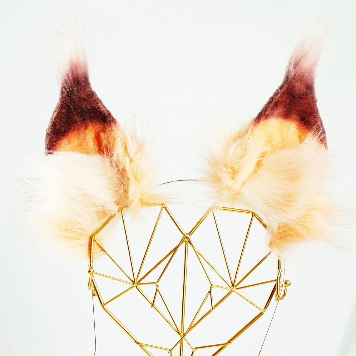 Fluffy fox ears Realistic fox Ears Faux Fur ears cat Ears | Etsy