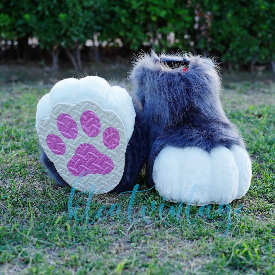 Grey Feet Paws Fursuit Kemono Toony Kigurumi Fursona Kawaii Outdoor ...