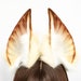 Faux Fur Ears, Fox Ears, Fluffy Ears, Costume Ears,animal Ears, Gold ...