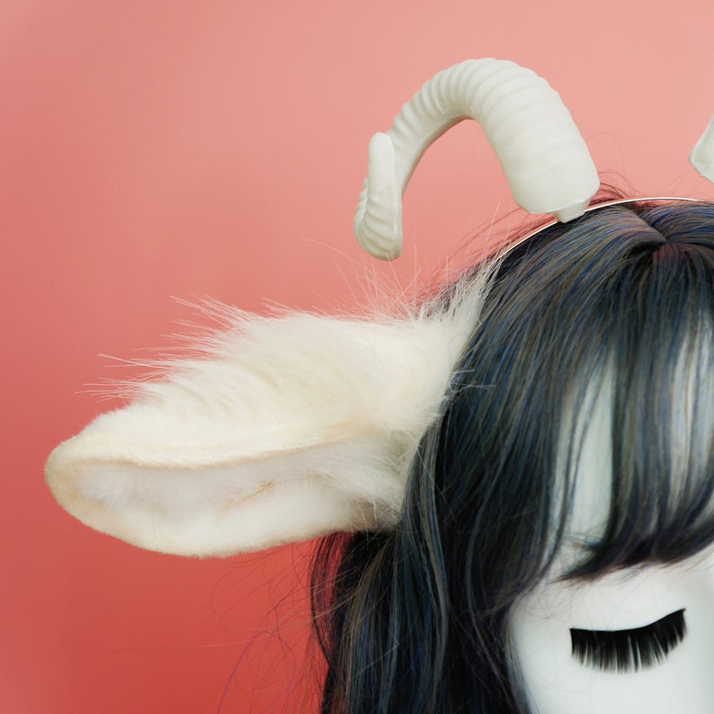 Sheep Ears Headband Animal Cosplay Ear White Sheep Ears - Etsy