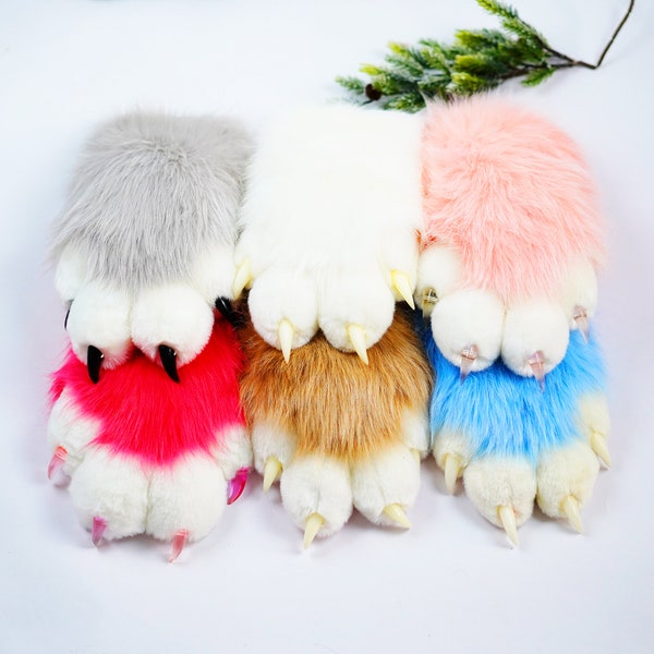 Fursuit Faux Fur Paws - Etsy