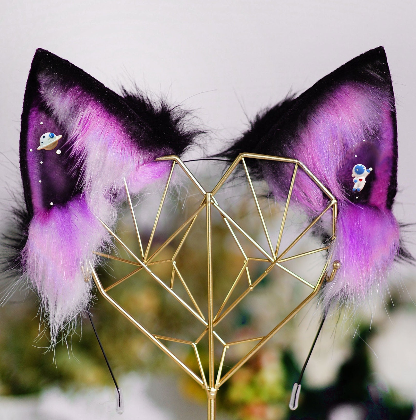 Galaxy Fox Ears and Tail, Cat Ears and Tail, Cat Ears, Fox Tail, Ears ...