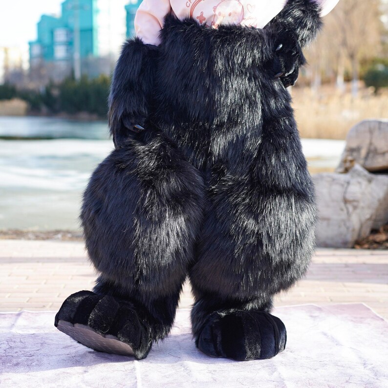 Cosplay Fursuit Pants - Handmade Faux Fur Bottoms for Comic Con, Furcon ...