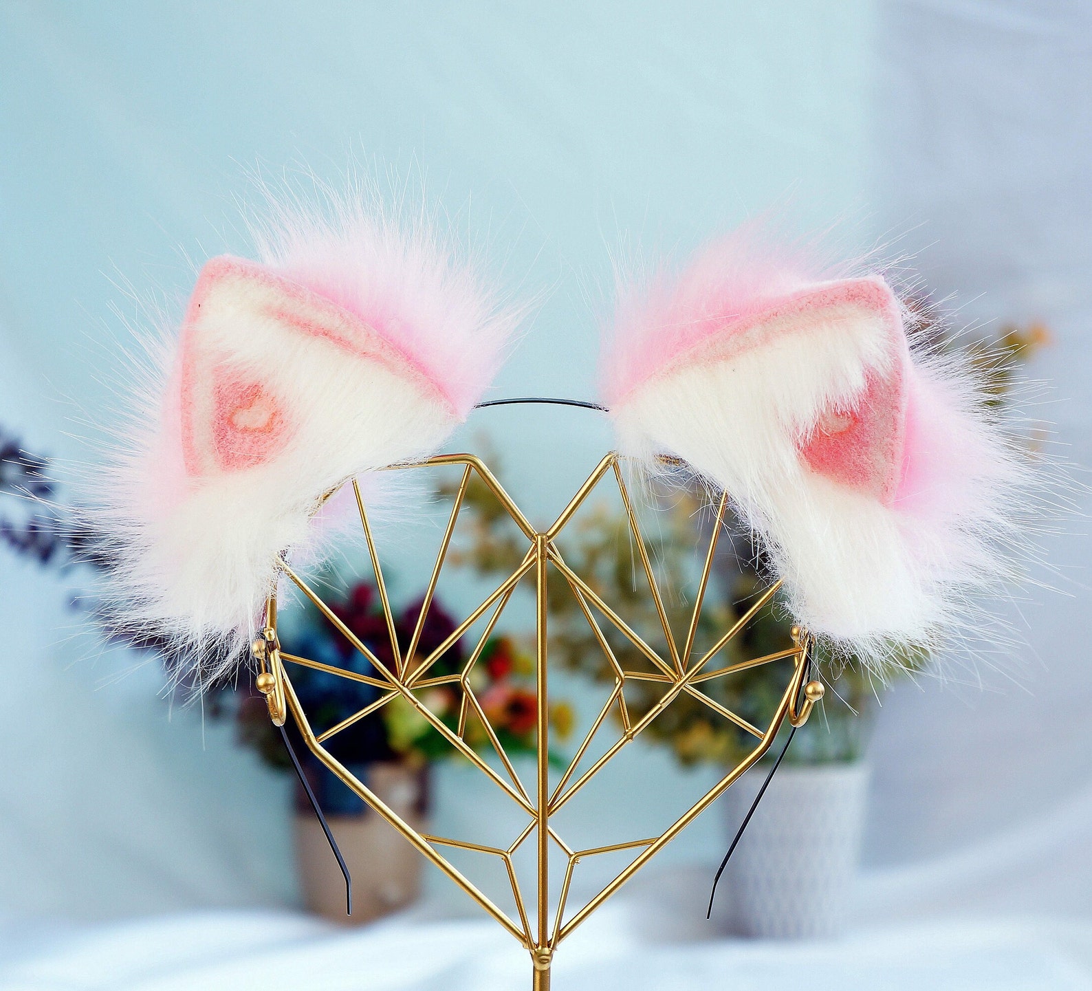 Pink Cat Ear | Etsy