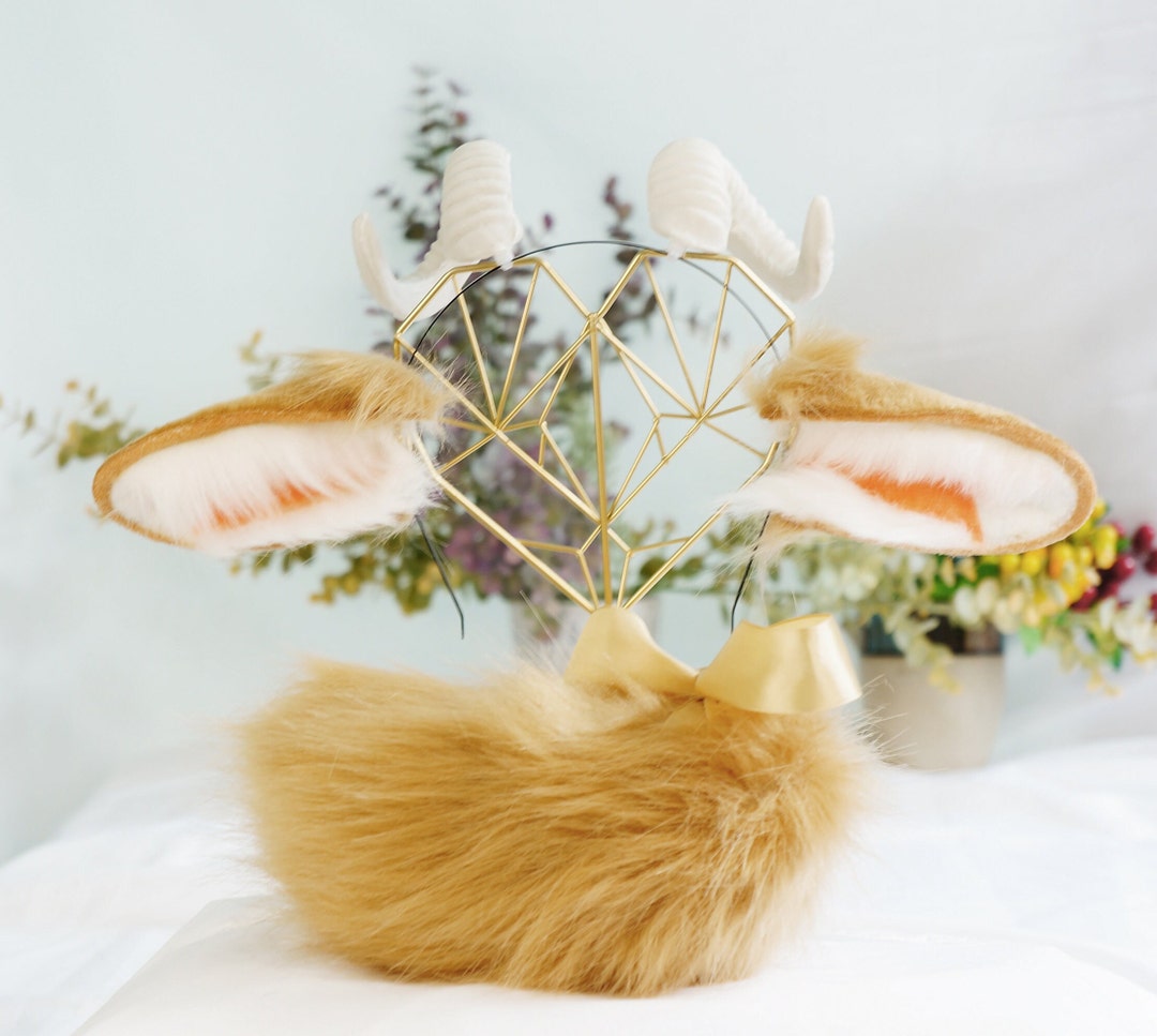 Brown Sheep Ears, Lamb Ears, Cosplay Sheep Ears, Brown Sheep Headband ...