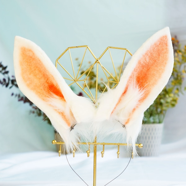 White Bunny Ears - Etsy