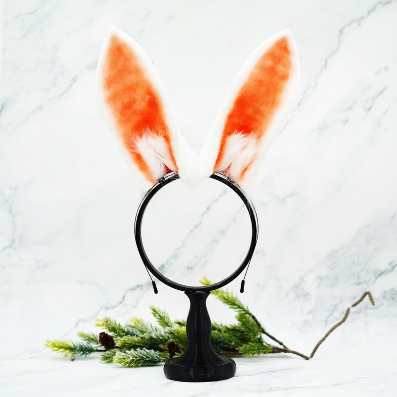 White Bunny Ears - Etsy