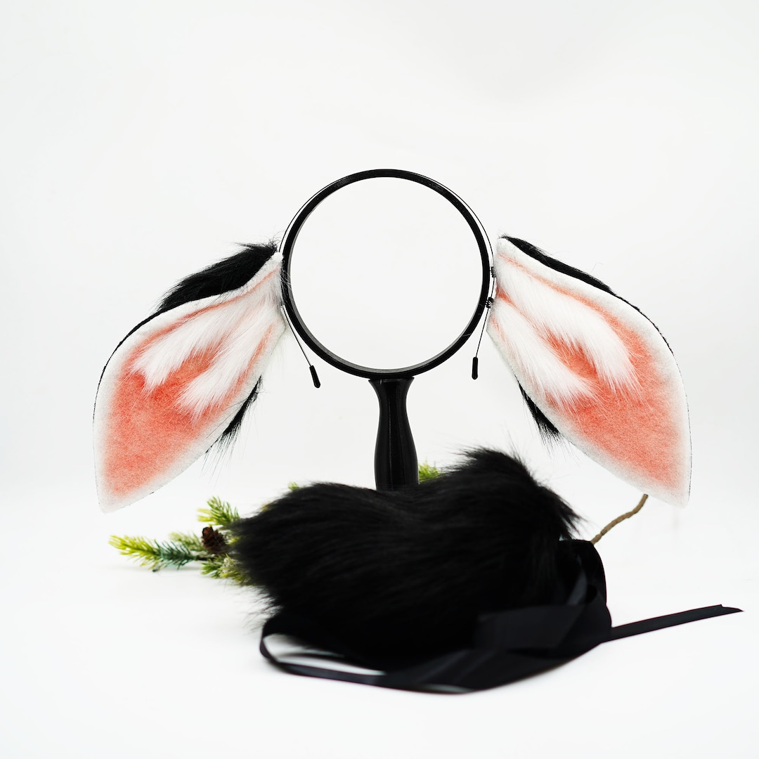 Kawaii Rabbit Ears Faux Fur Ears Fluffy Ears, Bunny Ears, Costume Ears ...