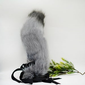 Realistic Anubis Wolf Ear,black Gray Animal Ear,faux Fur Ear,dieb Ear ...