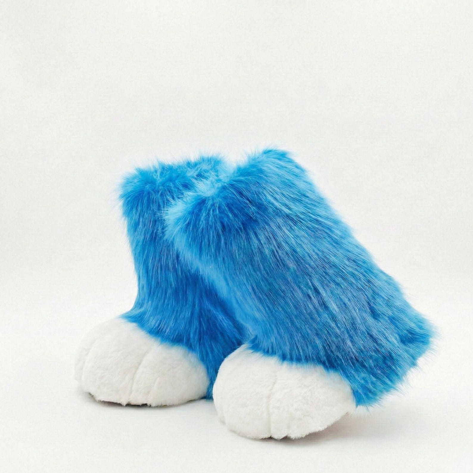 Tropical Blue Footpaw Fursuit Kemono Toony Kigurumi Cosplay Cat Dog Fox ...