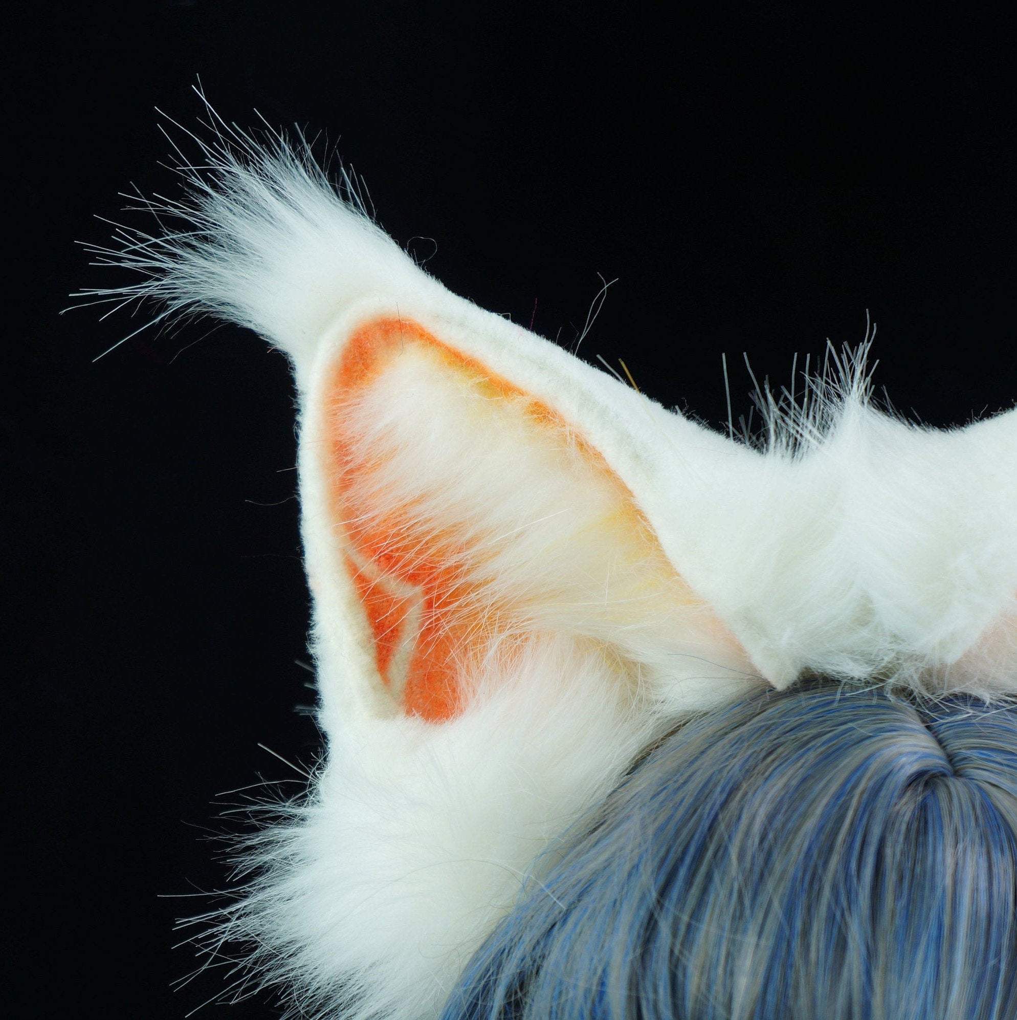 Realistic Fox Ears Faux Fur Earsox Ears pink Fox Ears Cat - Etsy Denmark