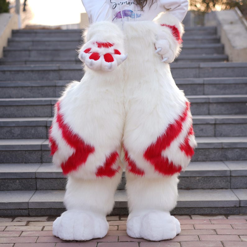 Fursuit Pants Custom Faux Fur Legs Furry Costume Bottom Half Suit ...