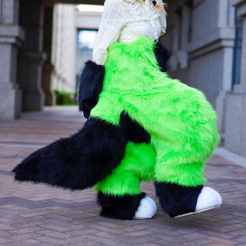 Fantasy Black&green Full Fursuit Pants,furry Convention,fursuit ...