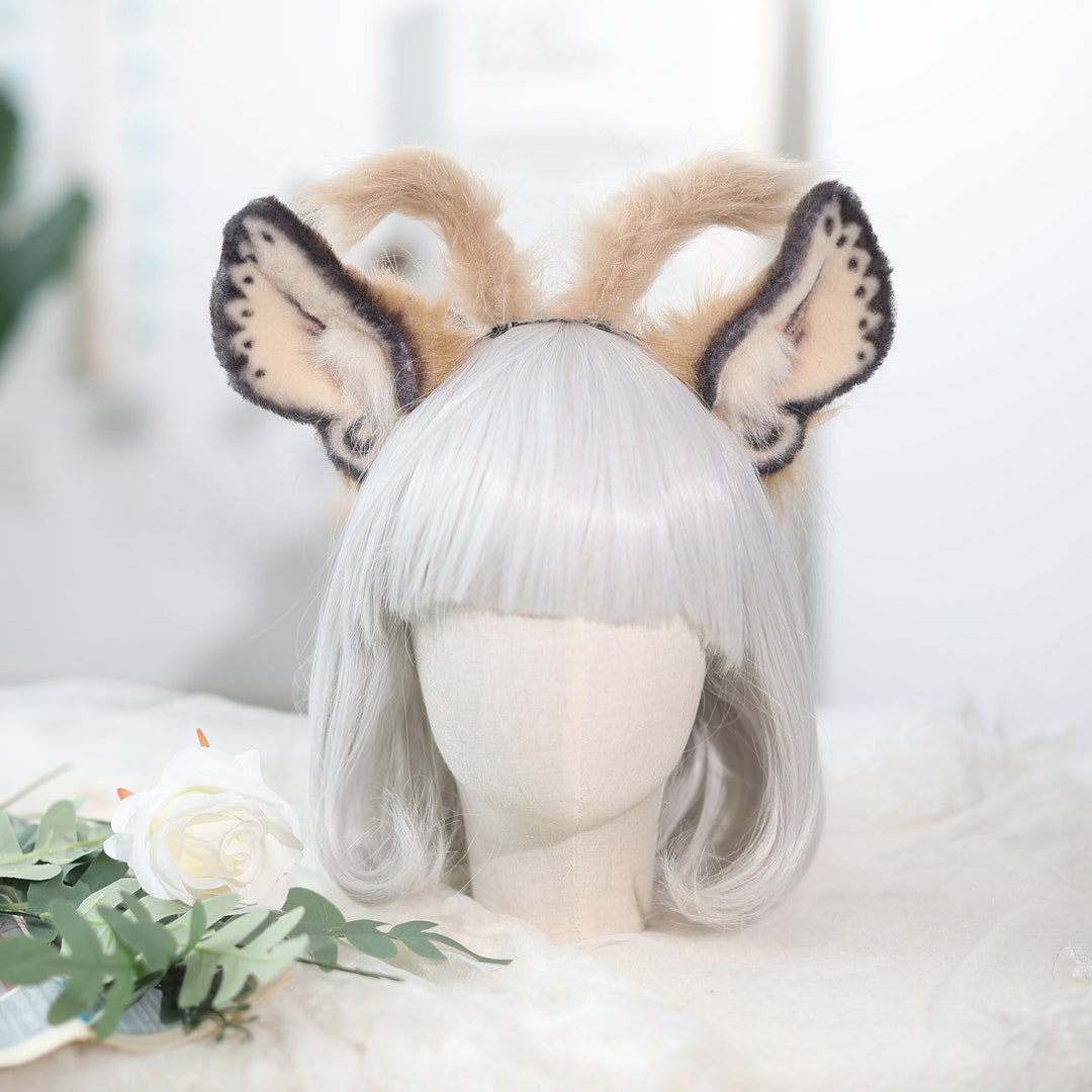Handmade Moth-shaped Costume Ears - Handcrafted Delicate Fantasy ...