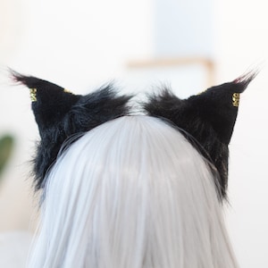 Red and Black Cat Ears, Cat Ears, Cosplay,pet Play, Tubbo Cosplay ...