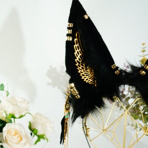 Jackal Wolf, Anubis Ears Hairband, Cosplay Party Anime Ancient Egyptian ...