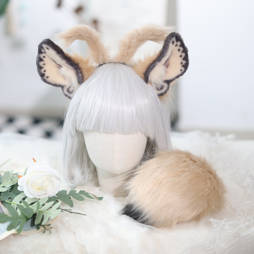 Handmade Moth-shaped Costume Ears - Handcrafted Delicate Fantasy ...