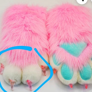 Customized Hand Paws, Realistic Furry Paws Commission, Hand Paws Claw ...