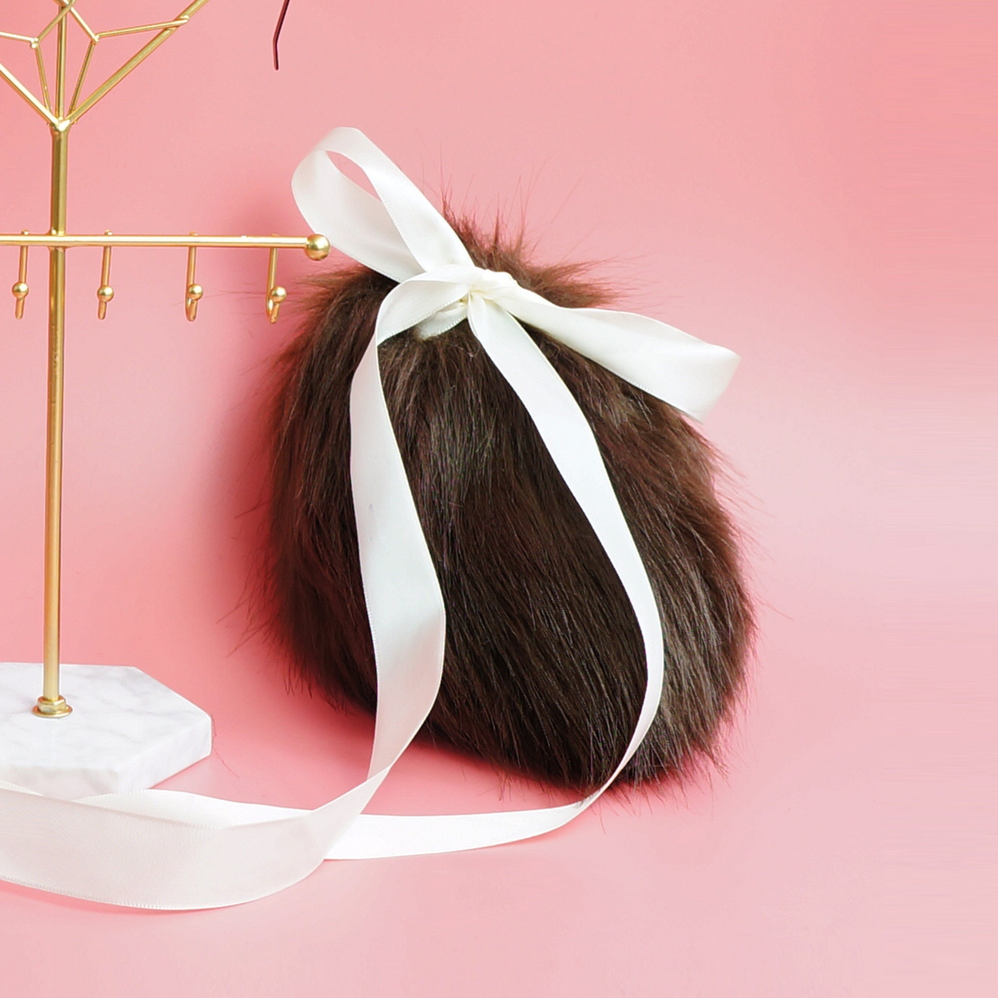 Brown rabbit ears Realistic spotty bunny earsWhite bunny | Etsy