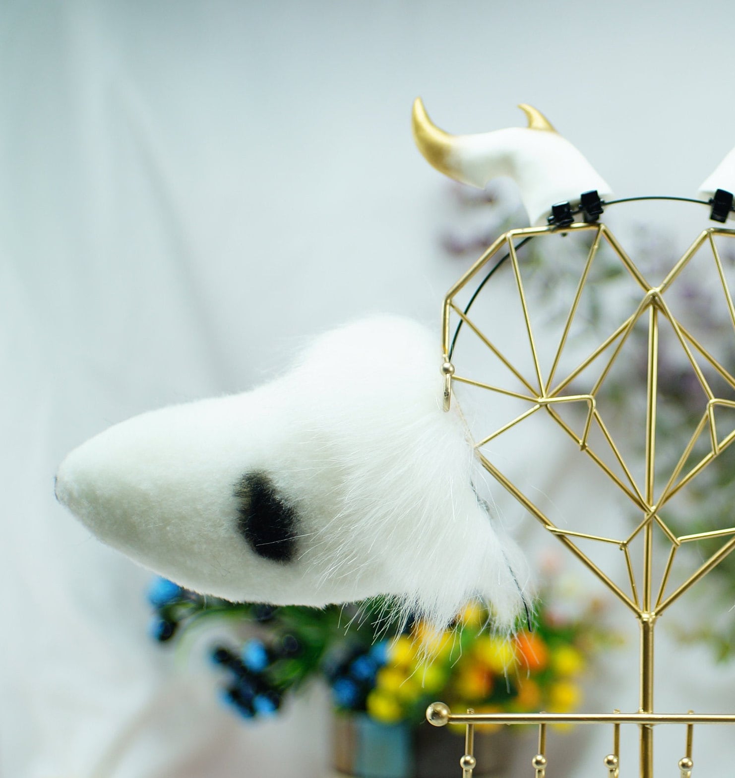 Realistic Cow Ears and Horns Cosplay Ears Cattle Cosplay Ox - Etsy