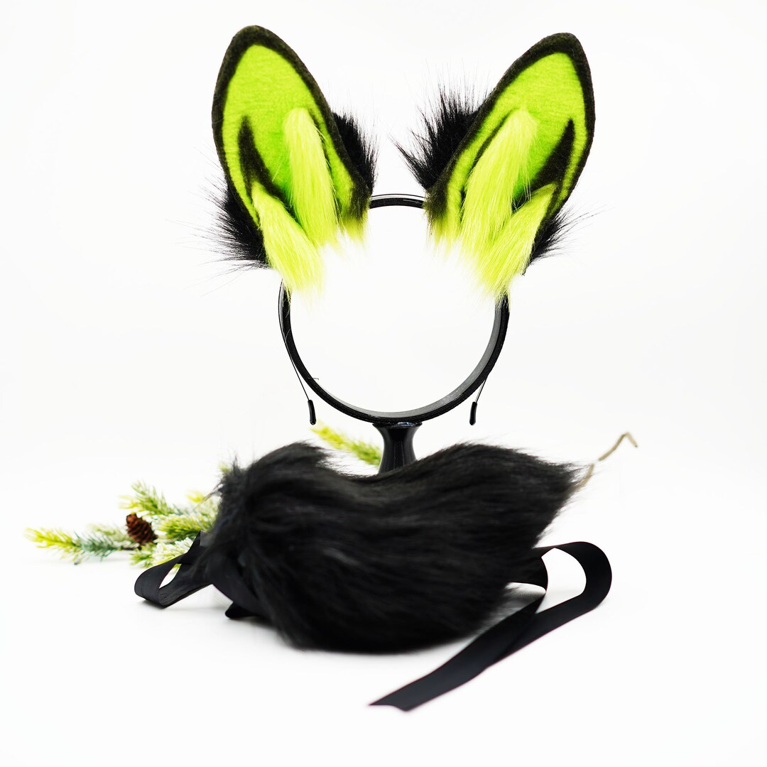 Handmade Rabbit Ears, Bunny Ears, Cosplay Bunny Ears, Black Rabbit ...