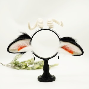 Black Goat Ears, Sheep Ears, Cosplay Goat Ears, Black Sheep Headband ...