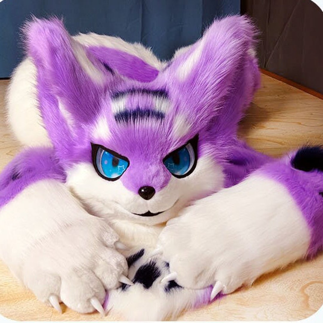 Purple Full Fursuits, Fursona Ready, Fursuit Maker, Furry Convention ...