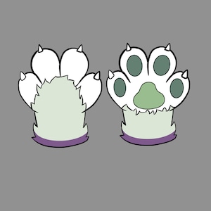Customized Hand Paws, Realistic Furry Paws Commission, Hand Paws Claw ...