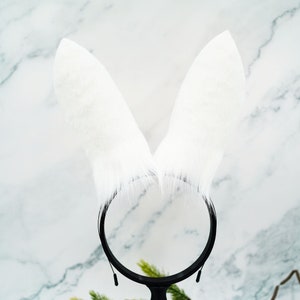 White Bunny Ears, Big Bunny Ears, Bunny Girl,cosplay, Ears Cosplay ...