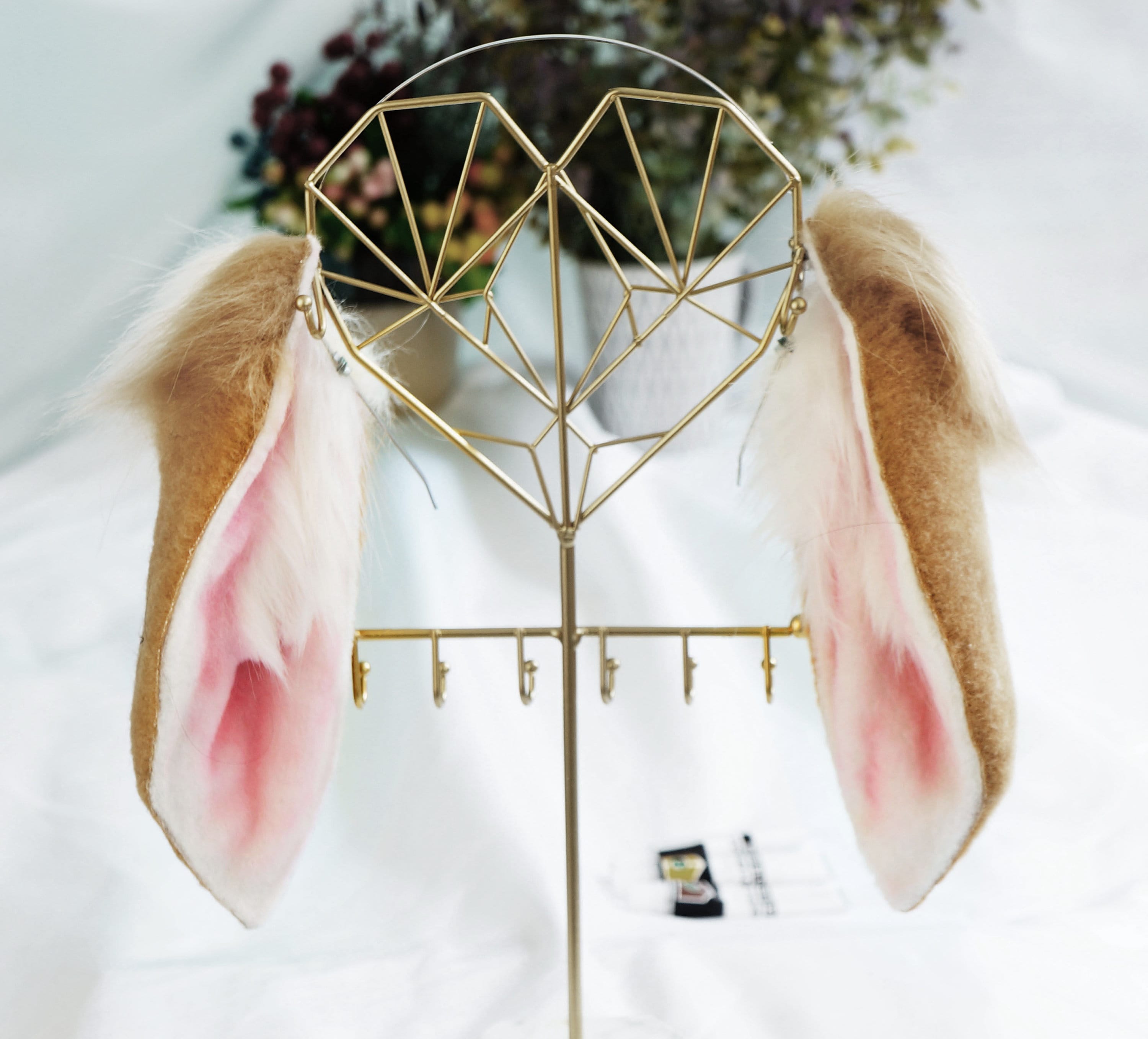 Realistic Bunny Ears Bunny Ers Cosplay Fluffy Ears Bunny | Etsy