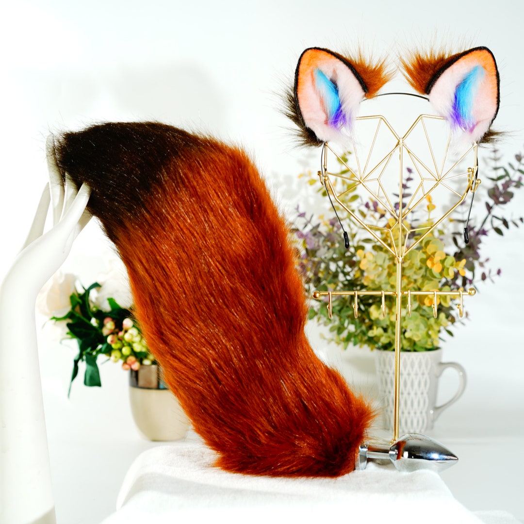 RACCOON Ears Headband, Faux Fur Ears, Realistic Fox Ears, Fox Ears ...