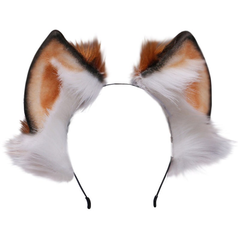 Kitten Ear Headband Fluffy Fox Earskitten Ear Cosplay - Etsy