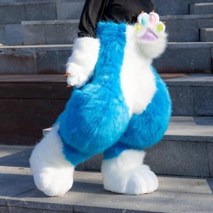 Blue&white Full Fursuit Pants,furry Convention Custom Fursuit Fursona ...