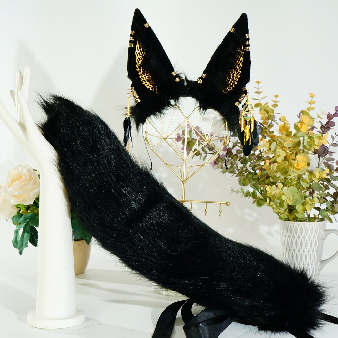 Jackal Wolf, Anubis Ears Hairband, Cosplay Party Anime Ancient Egyptian ...