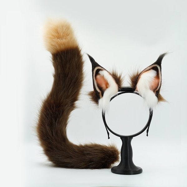 Moving Ears and Tail Cat - Etsy