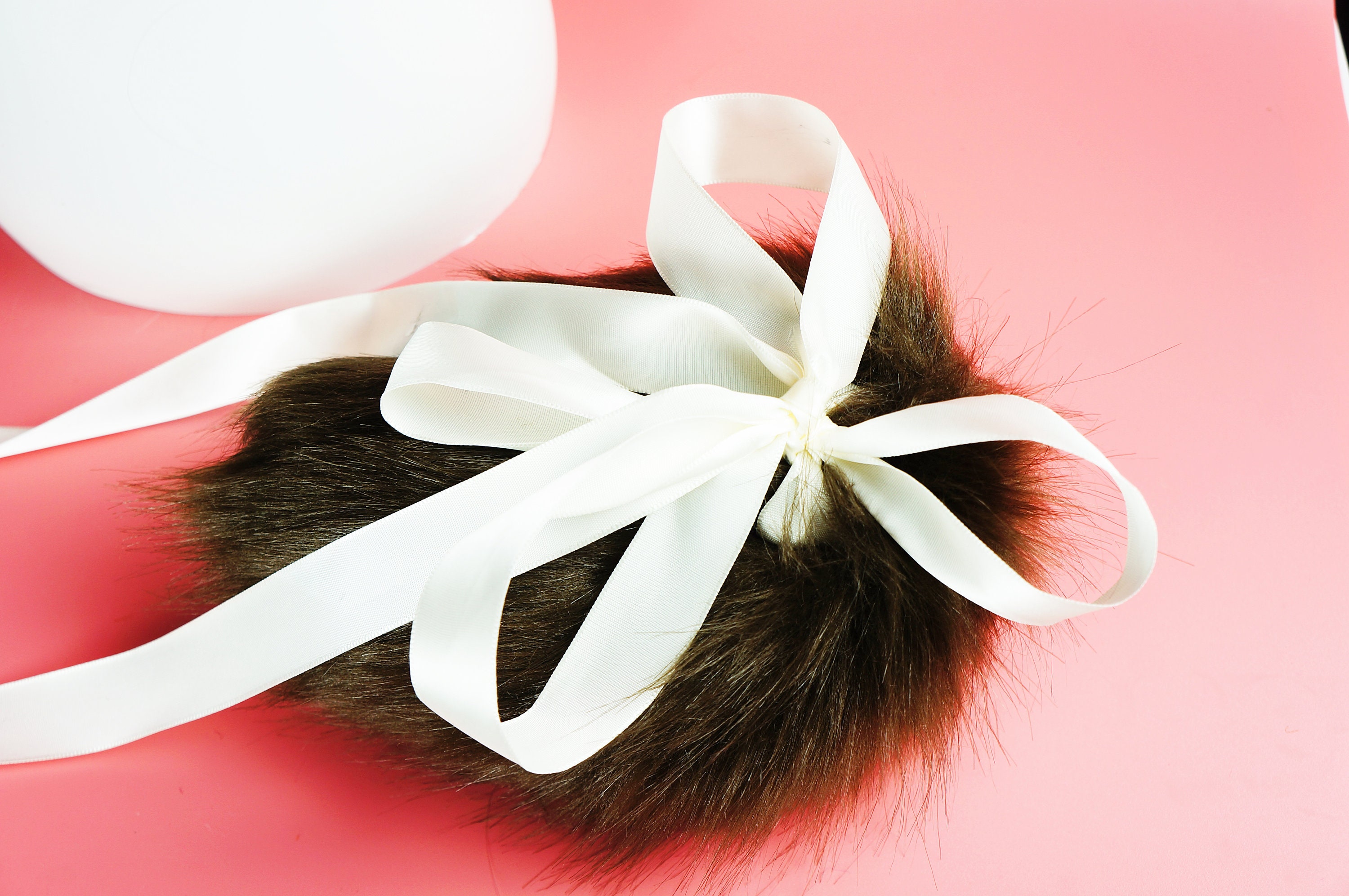 Brown Rabbit Ears Realistic Spotty Bunny Earswhite Bunny | Etsy UK