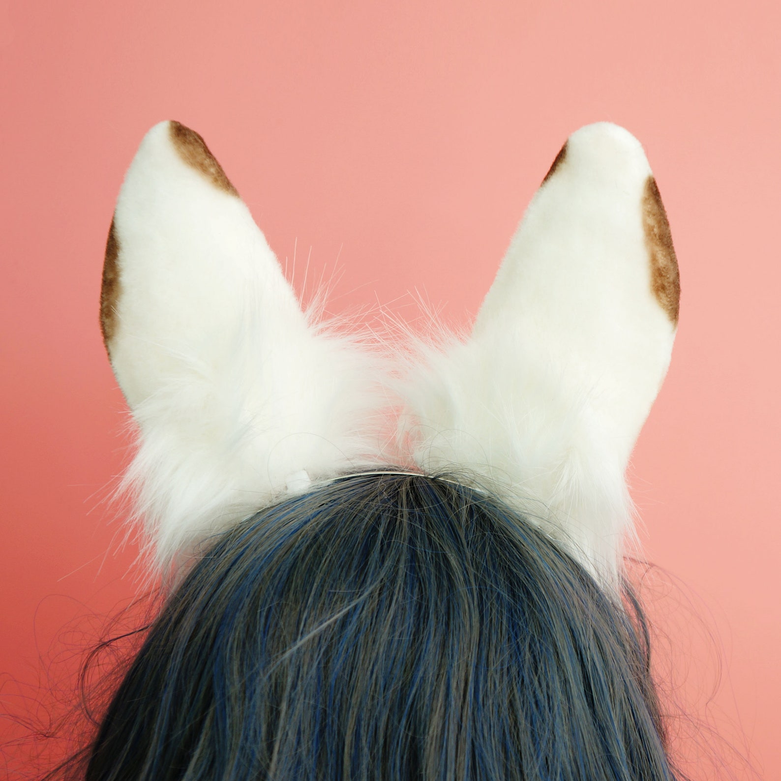 Realistic Bunny Ears Fluffy Rabbit Ears Faux Fur Ears Bunny - Etsy